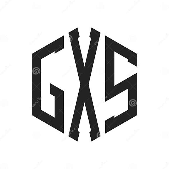 GXS Logo Design. Initial Letter GXS Monogram Logo Using Hexagon Shape ...