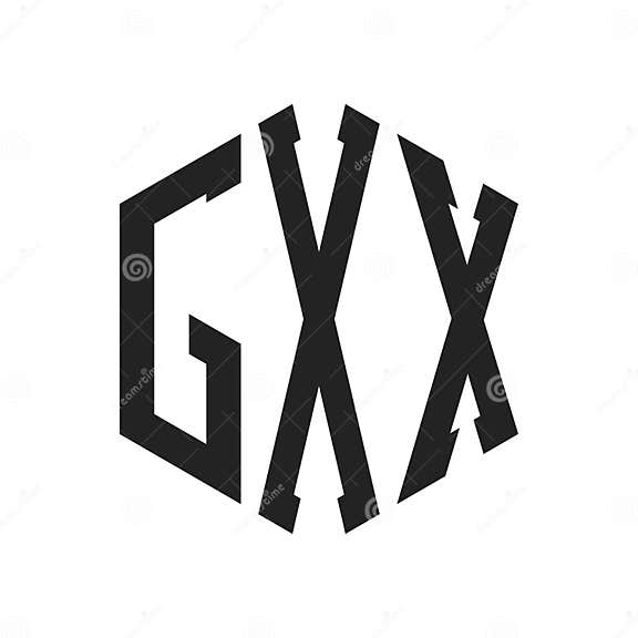 GXX Logo Design. Initial Letter GXX Monogram Logo Using Hexagon Shape ...