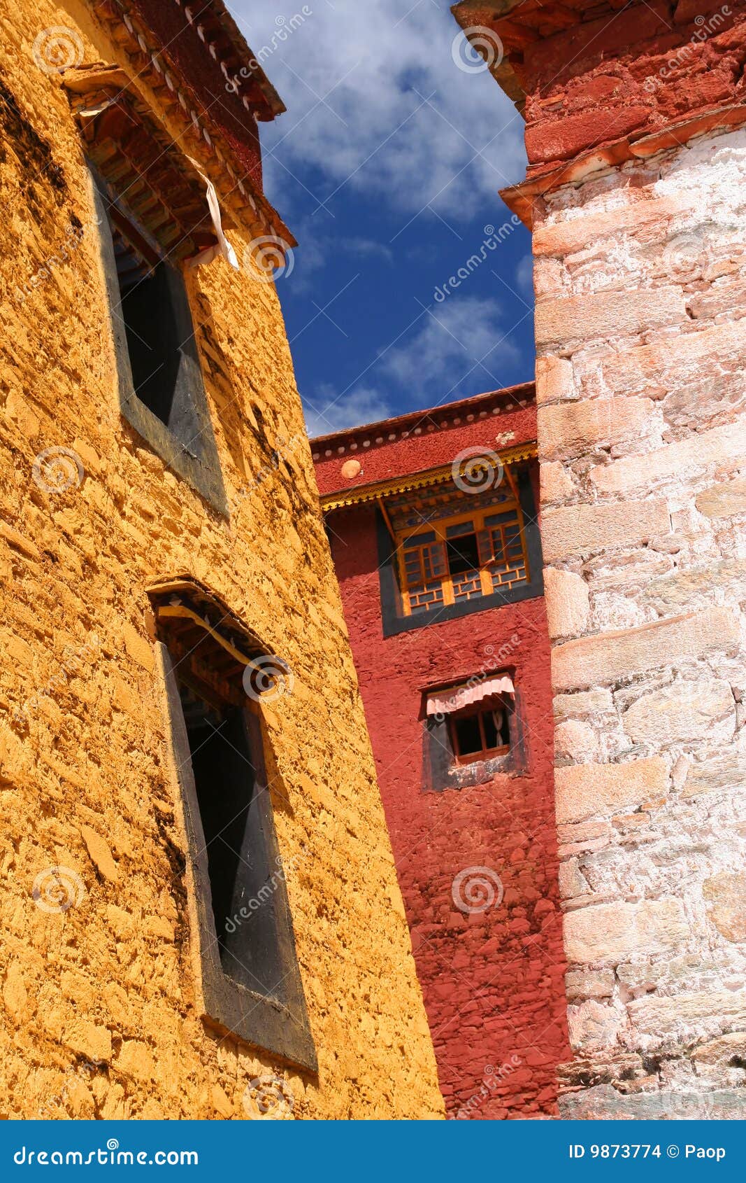 Gyantse Monastery stock photo. Image of destination, faith - 9873774