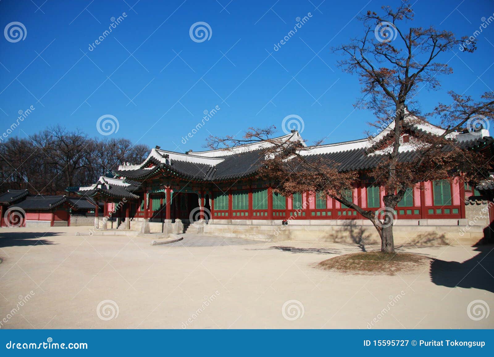 Gyeongbokgung stock image. Image of kyongbok, korean - 15595727