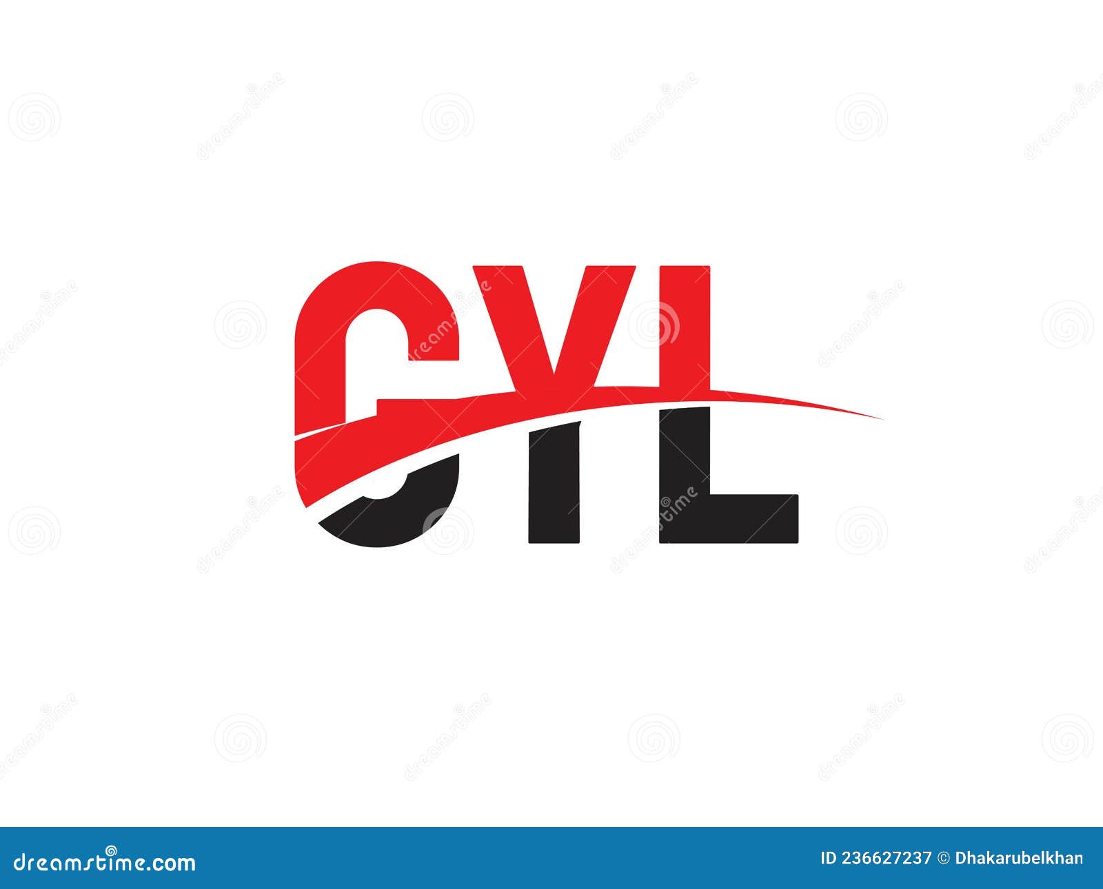 GYL Letter Initial Logo Design Vector Illustration Stock Vector ...