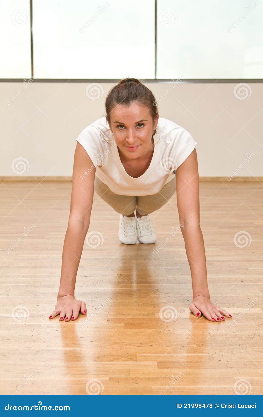 At the gym stock photo. Image of care, lifestyle, push - 21998478