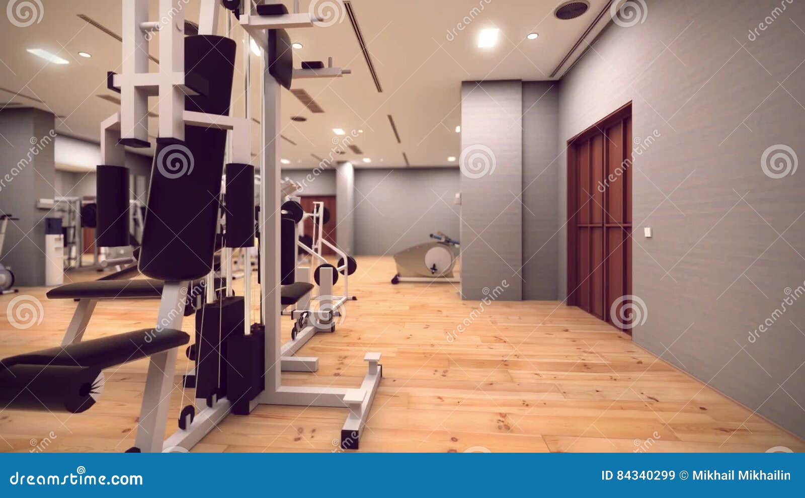 Gym animation stock video. Video of bright, barbell, exercising - 84340299
