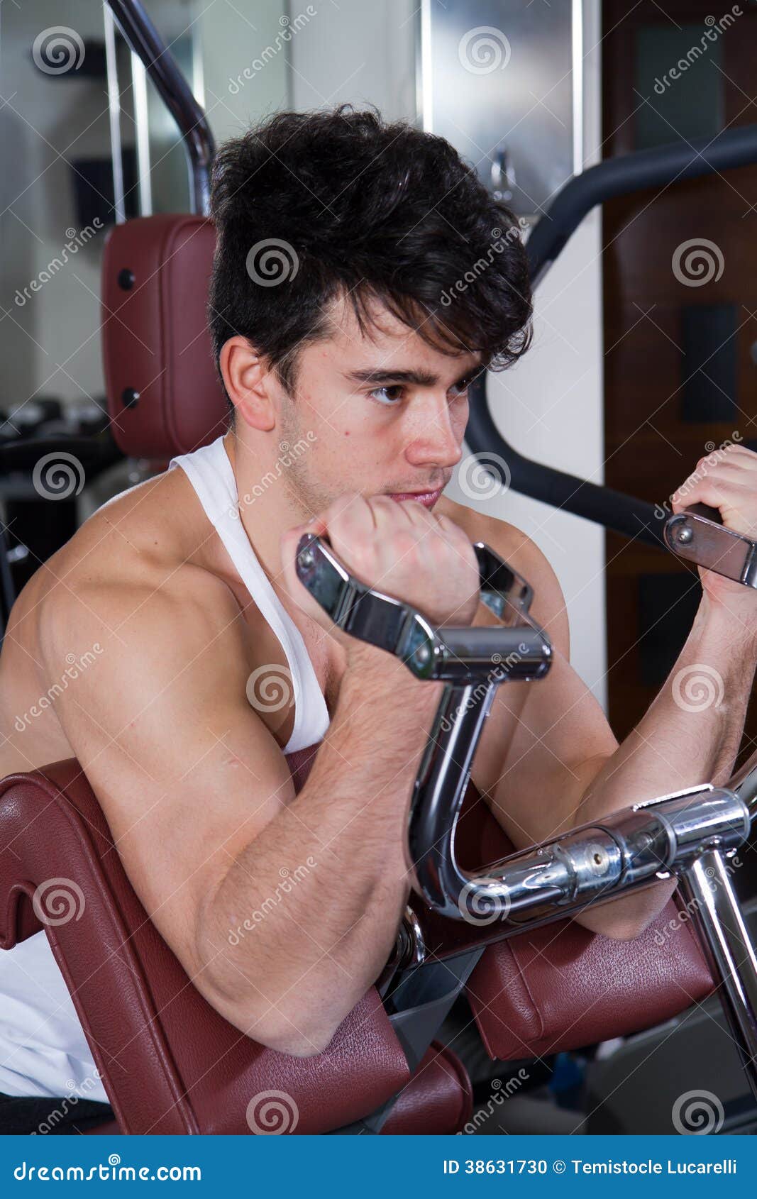 Gym boy stock photo. Image of adult, bodybuilding, heavy - 38631730