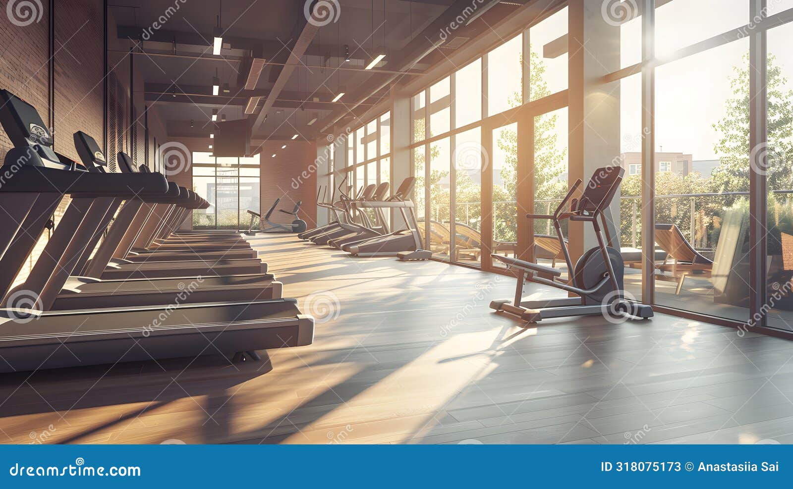 Gym design AI stock image. Image of chair, furniture - 318075173