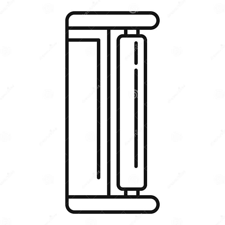 Gym Equipment Icon, Lat Pulldown Machine for Back Muscles Training ...