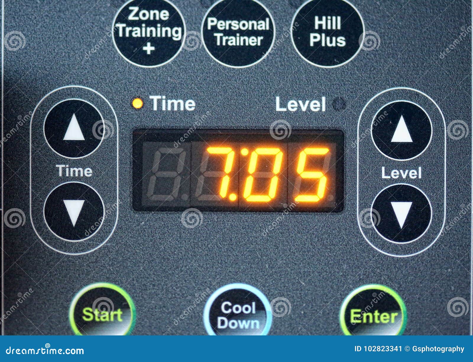 Gym equipment stock image. Image of sign, button, calorie - 102823341