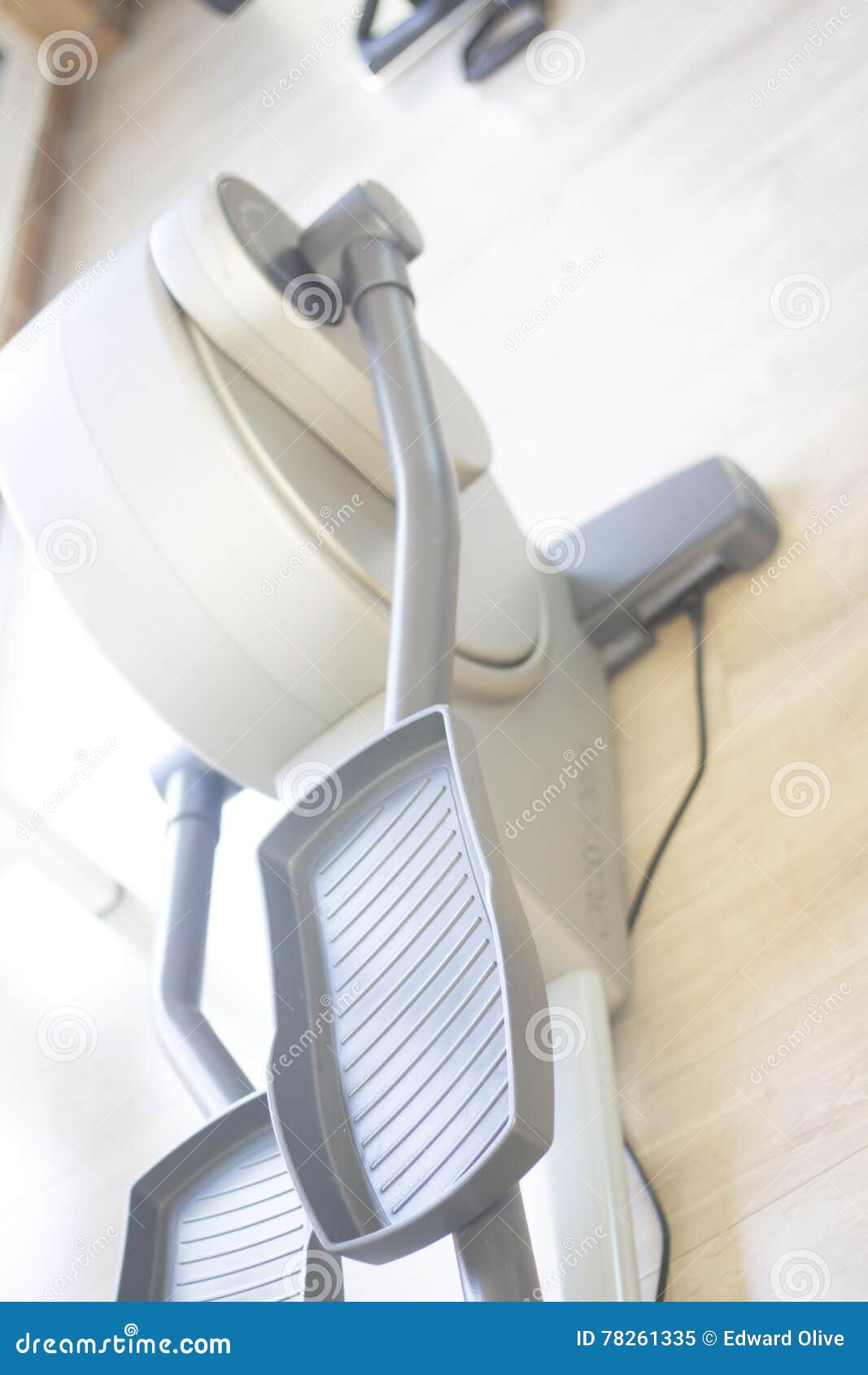 Gym Exercise Cross Trainer Machine Stock Image - Image of studio ...