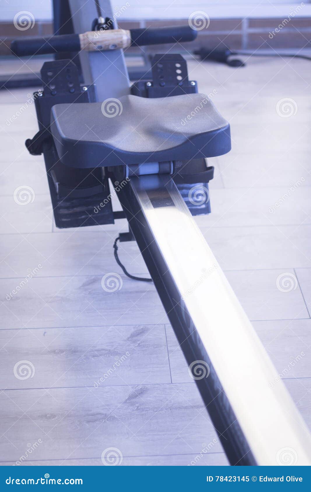 Gym Exercise Rowing Machine Stock Image - Image of indoor, weight: 78423145
