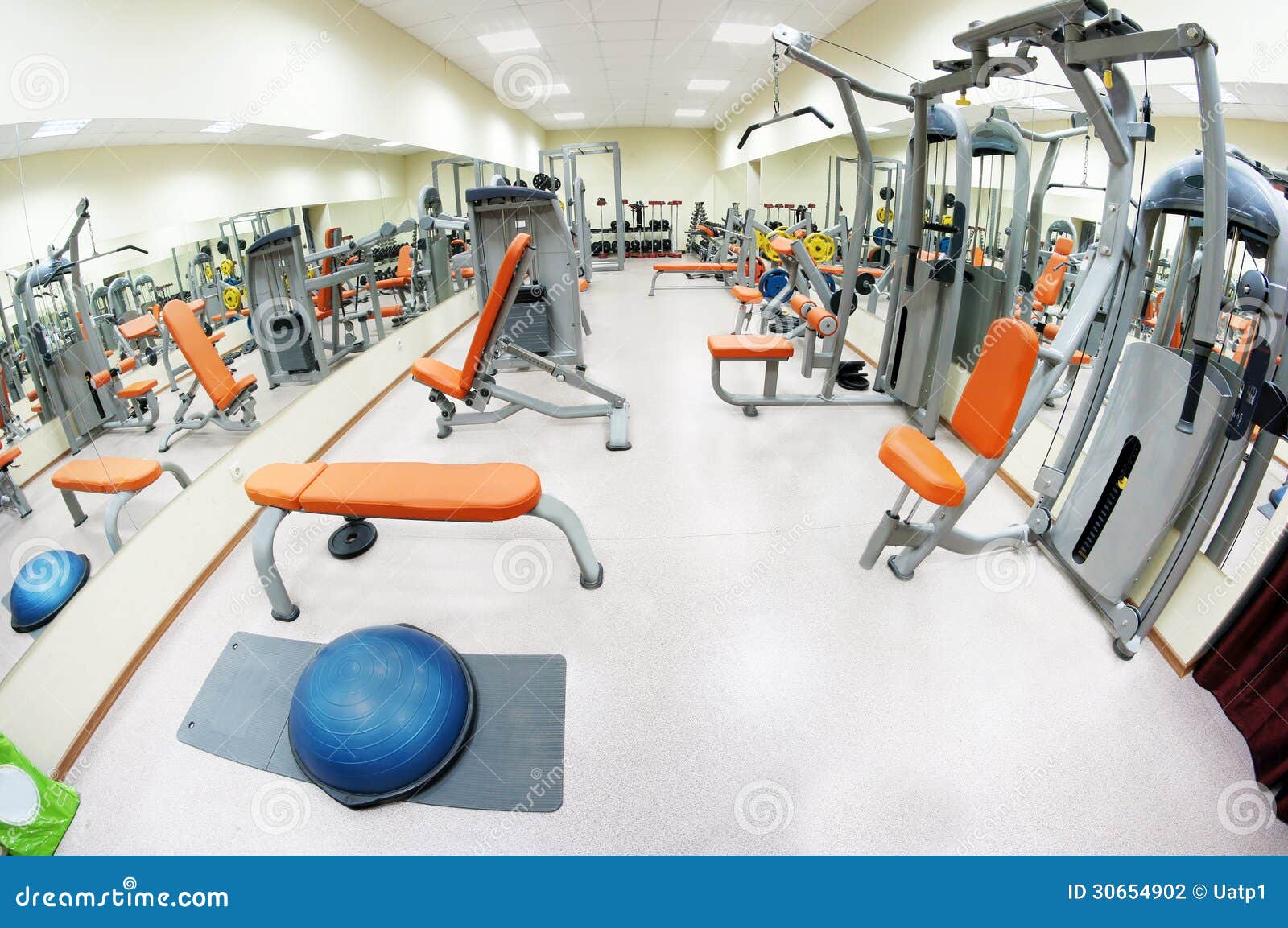 Gym hall stock photo. Image of apparatus, recreational - 30654902