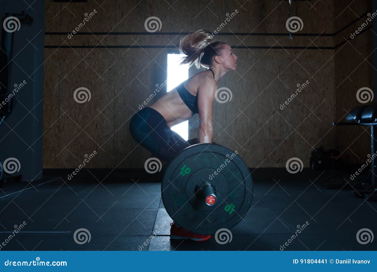Gym hard training woman stock image. Image of training - 91804441