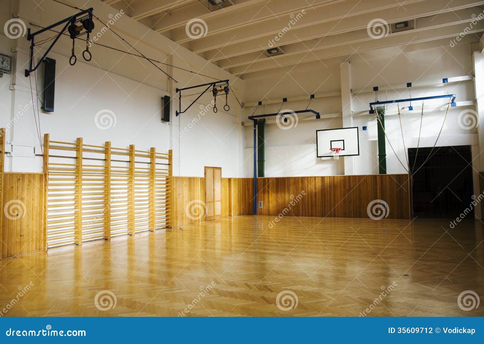Gym interior stock photo. Image of jumping, healthy, exercising - 35609712