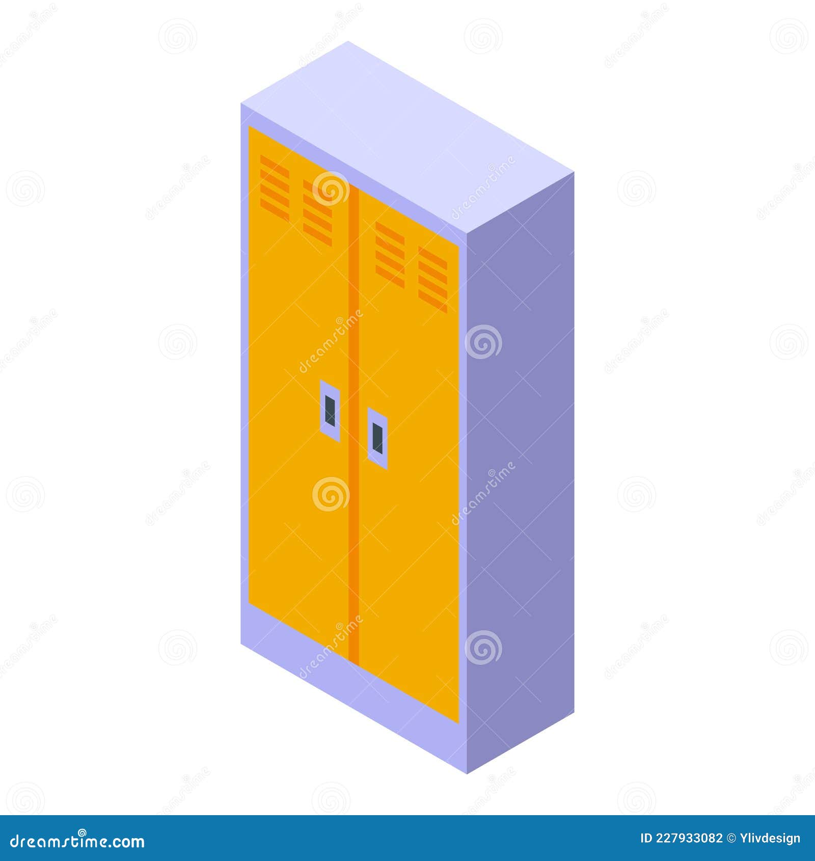 Gym Locker Icon Isometric Vector. Open Room Stock Vector - Illustration ...