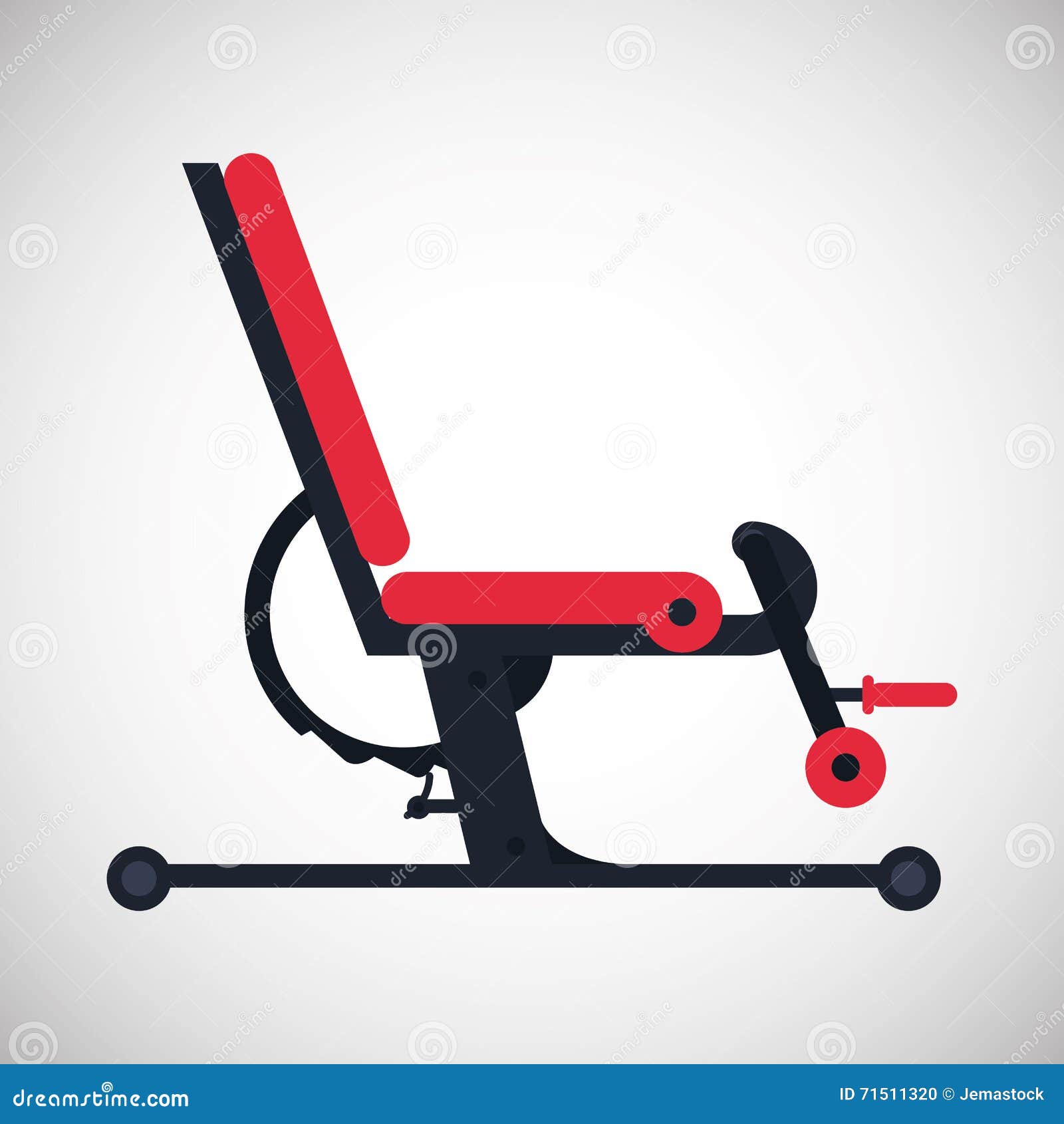 Gym Machine Design , Vector Illustration Stock Vector - Illustration of ...