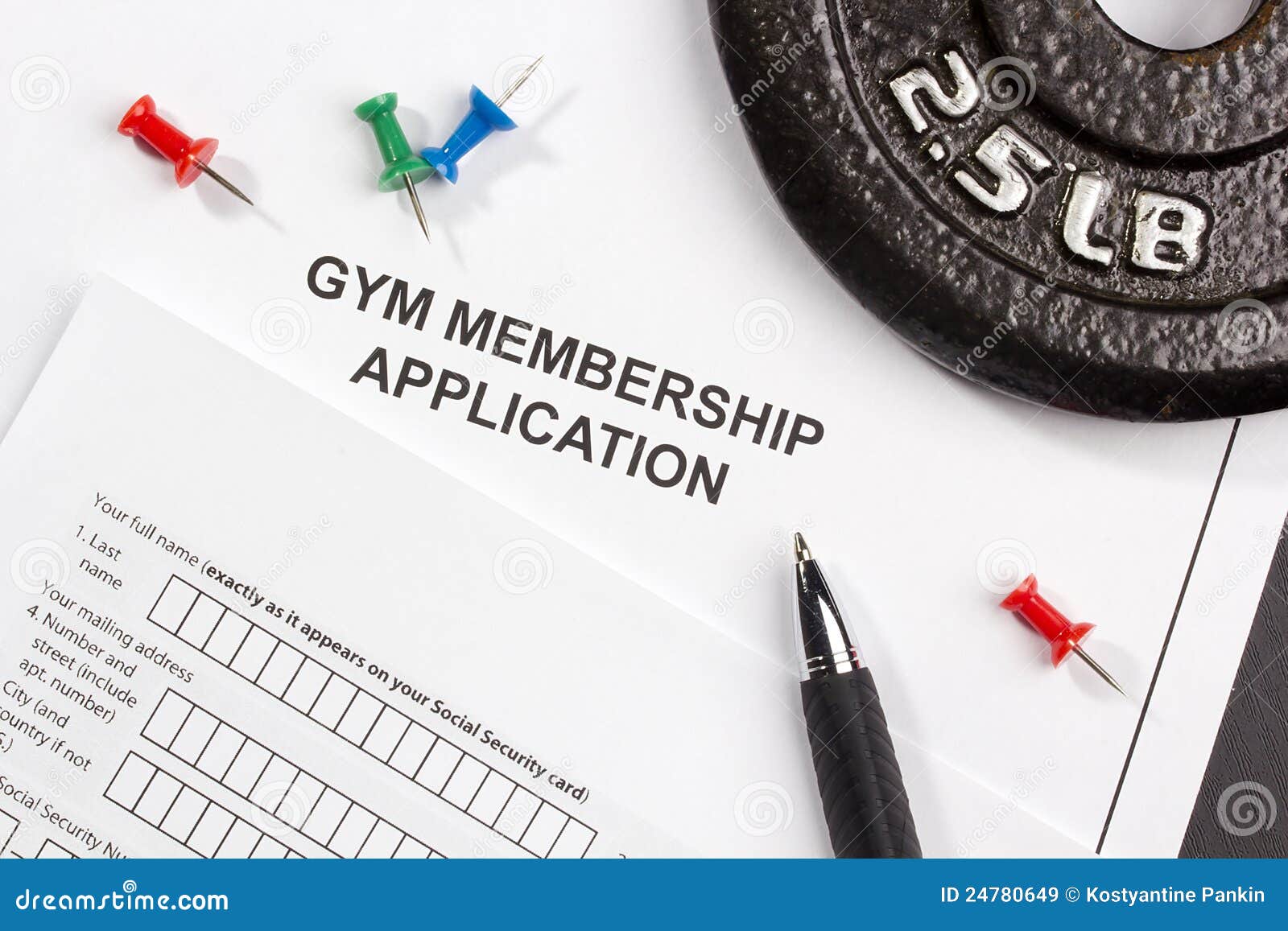 Gym Membership Application stock image. Image of access - 24780649