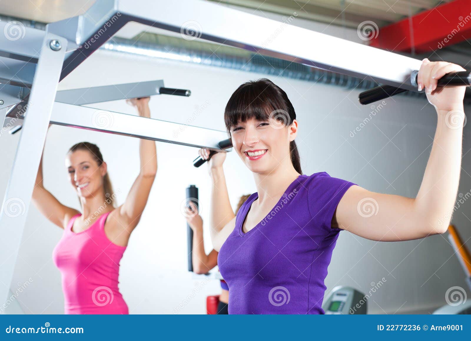 Gym People Doing Strength or Fitness Training Stock Photo - Image of ...