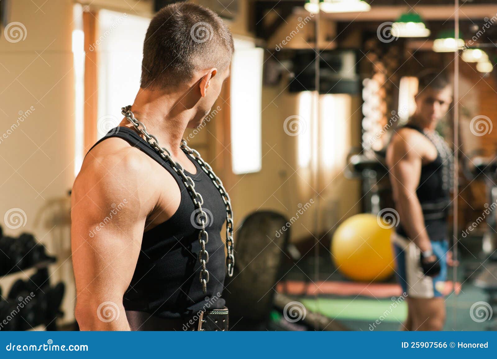Gym practice stock photo. Image of training, brunette - 25907566