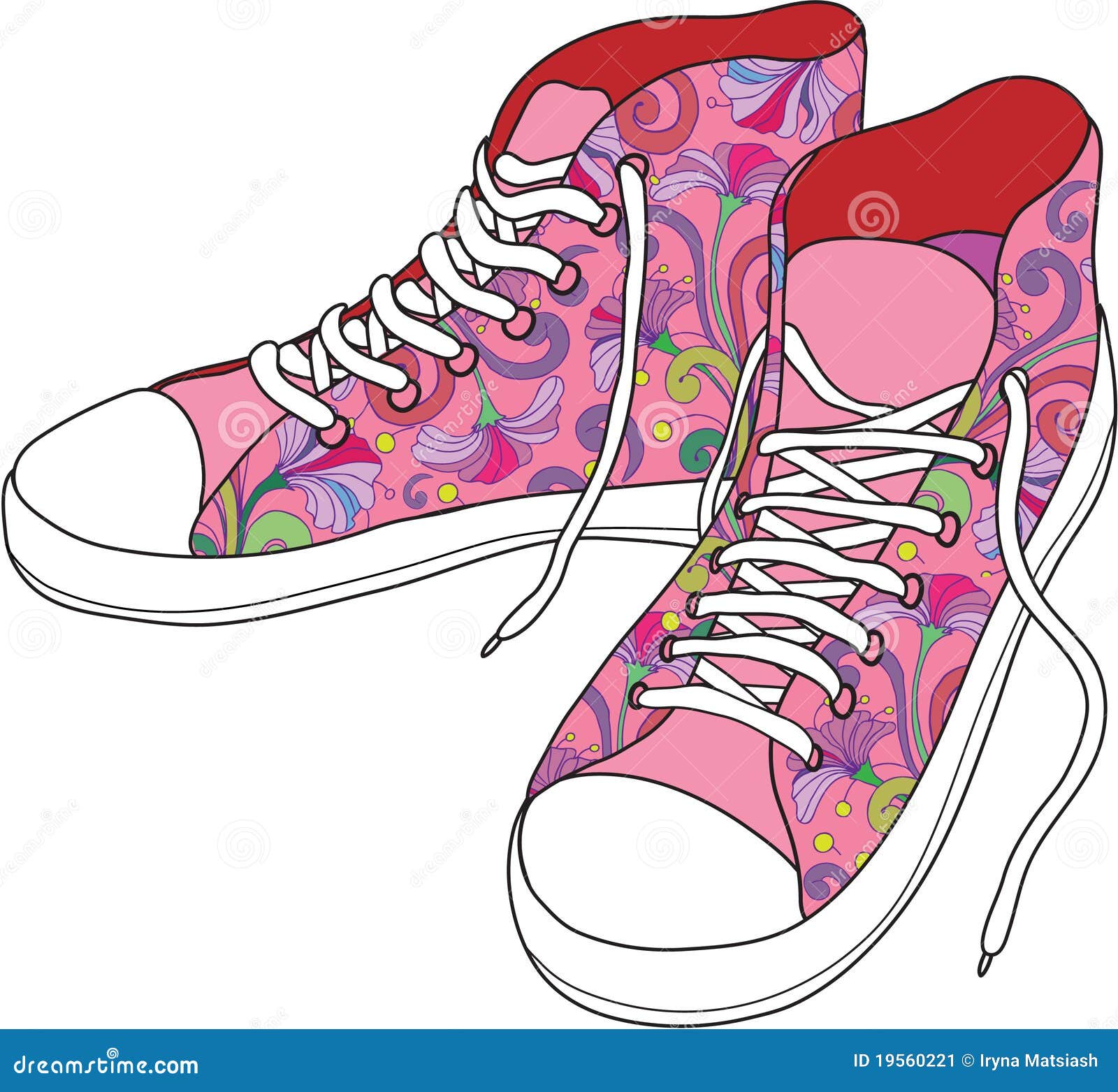 Gym shoes. stock vector. Illustration of fitness, isolated - 19560221