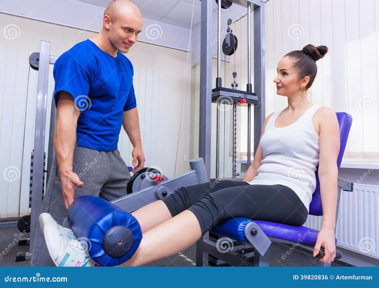 In the gym stock photo. Image of machines, athletic, club - 39820836