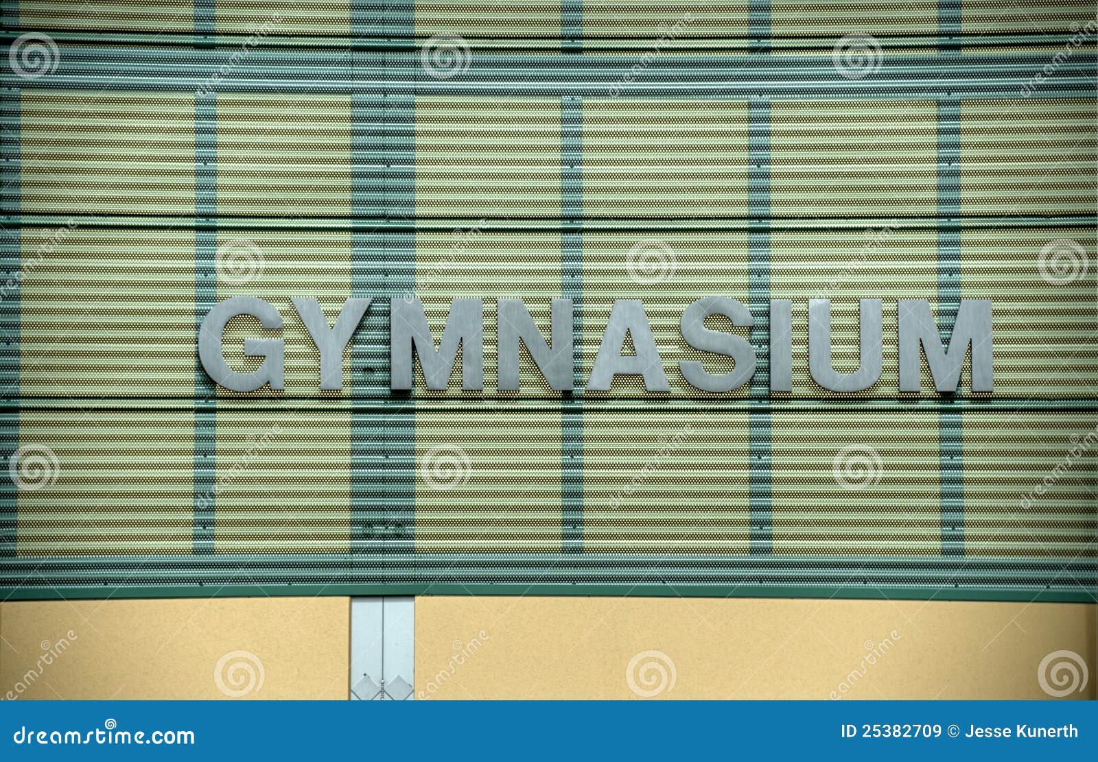 Gymnasium Sign stock image. Image of school, high, facility - 25382709
