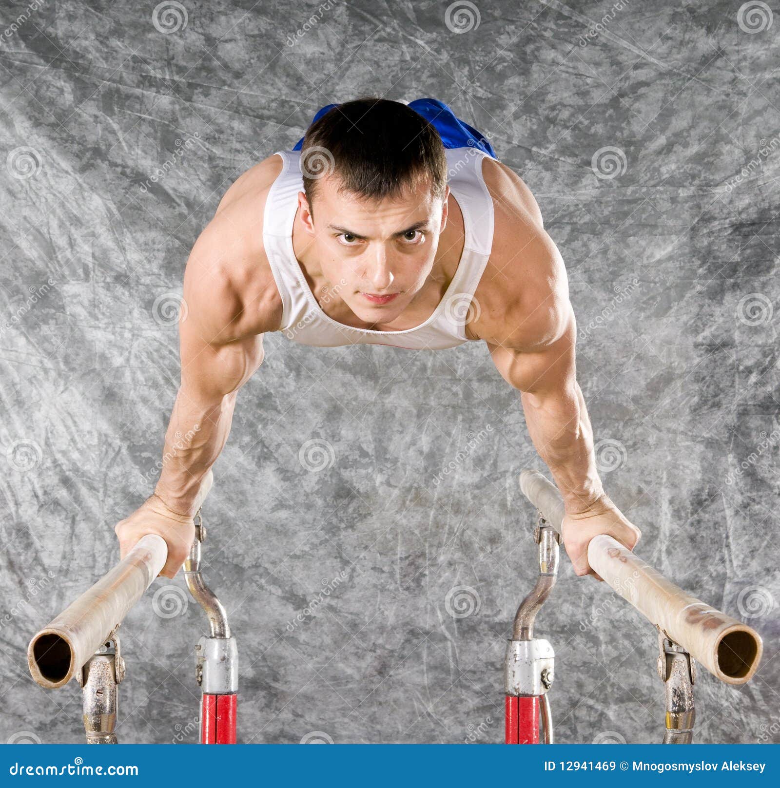 Gymnast stock image. Image of life, strong, bars, gymnastics - 12941469