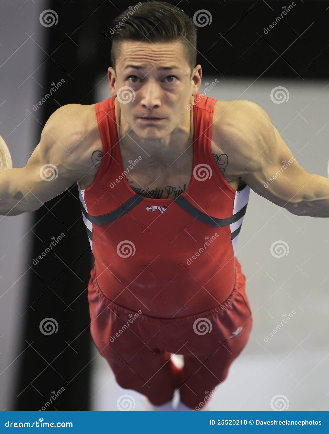 Gymnast Marcel Nguyen. editorial image. Image of london - 25520210