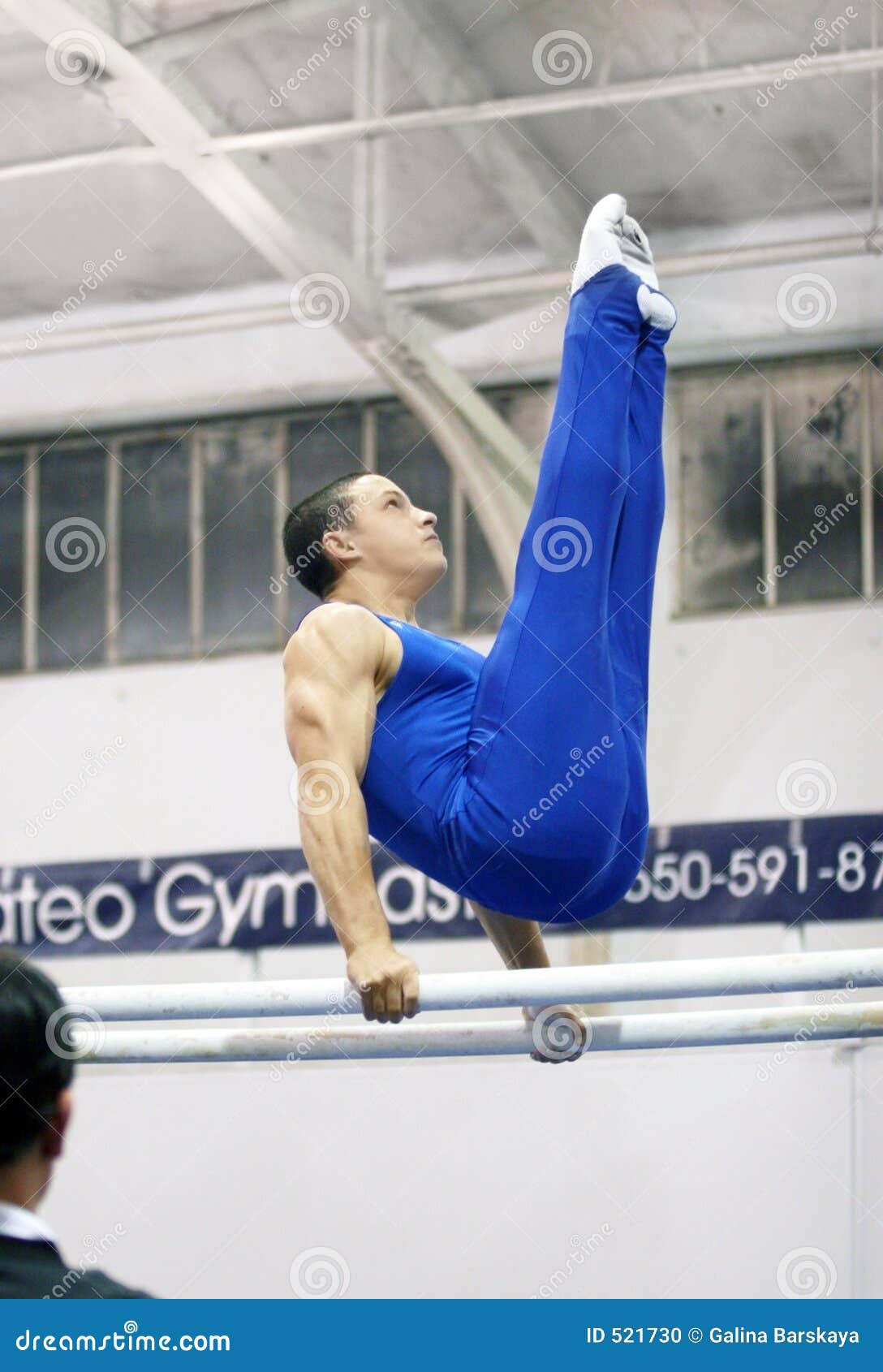 Gymnast on parallel bars stock photo. Image of lifestyle - 521730