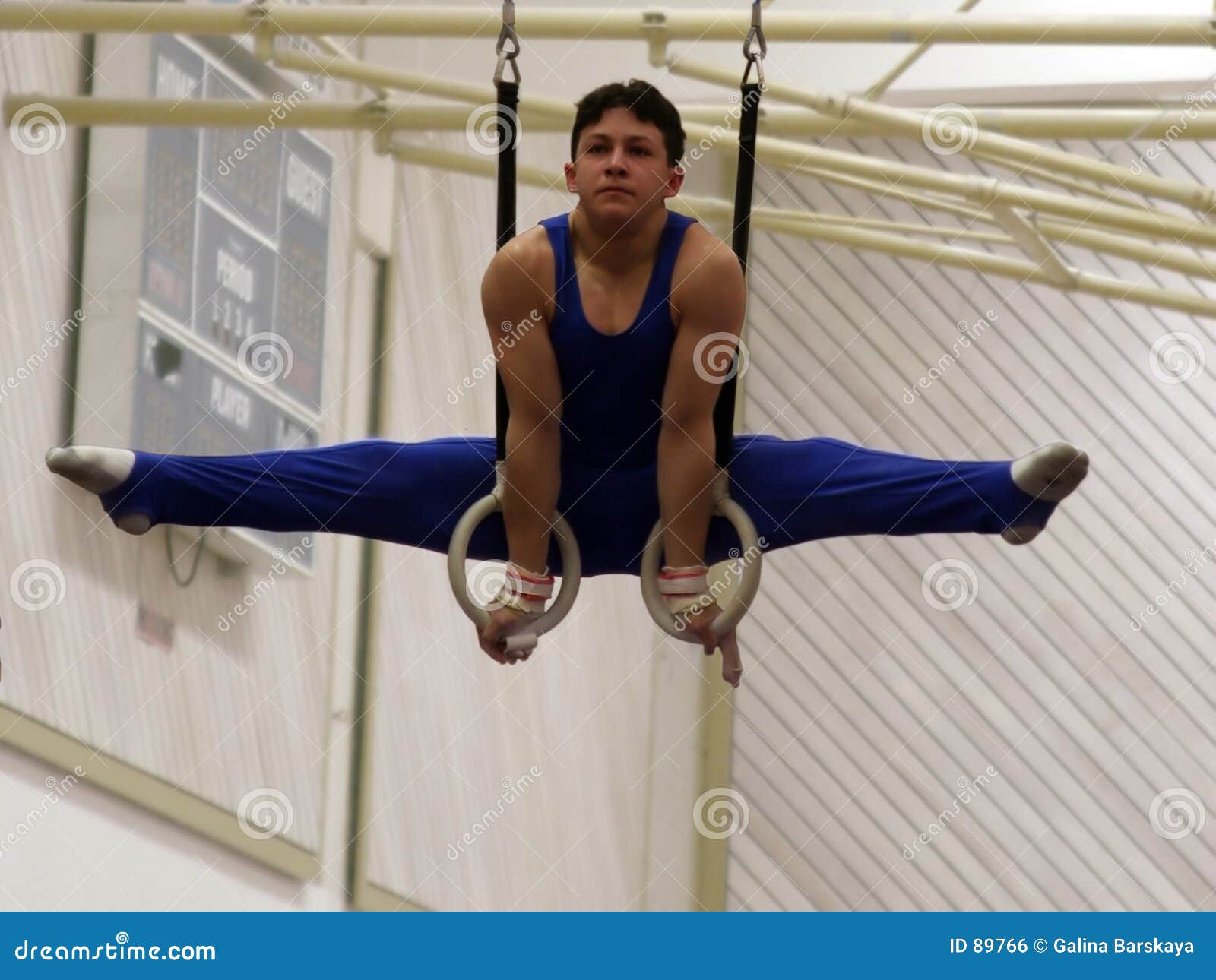 Gymnast on rings stock photo. Image of rings, athletic, guys - 89766
