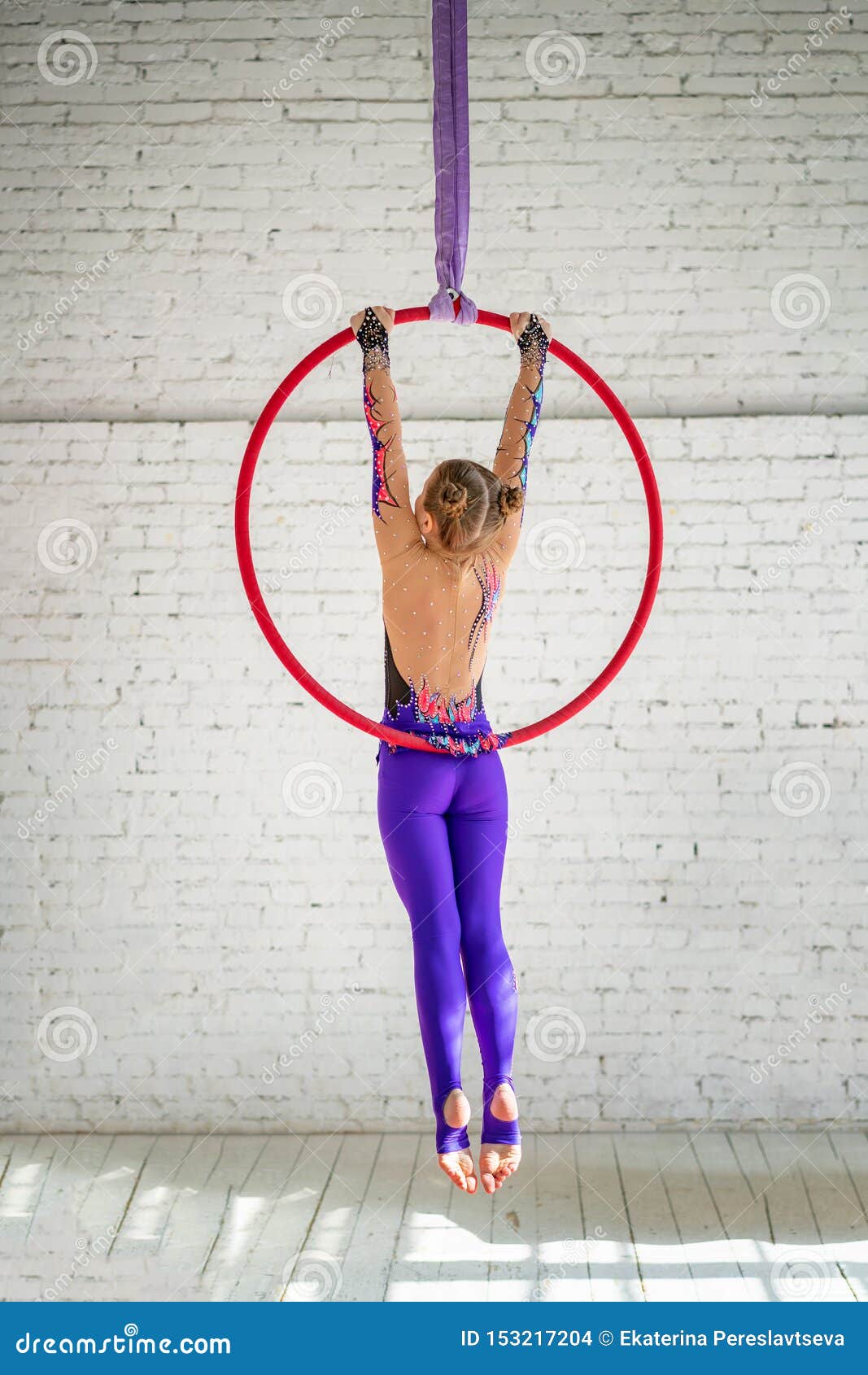 Gymnast on the Rings in the Air Stock Photo - Image of equipment ...