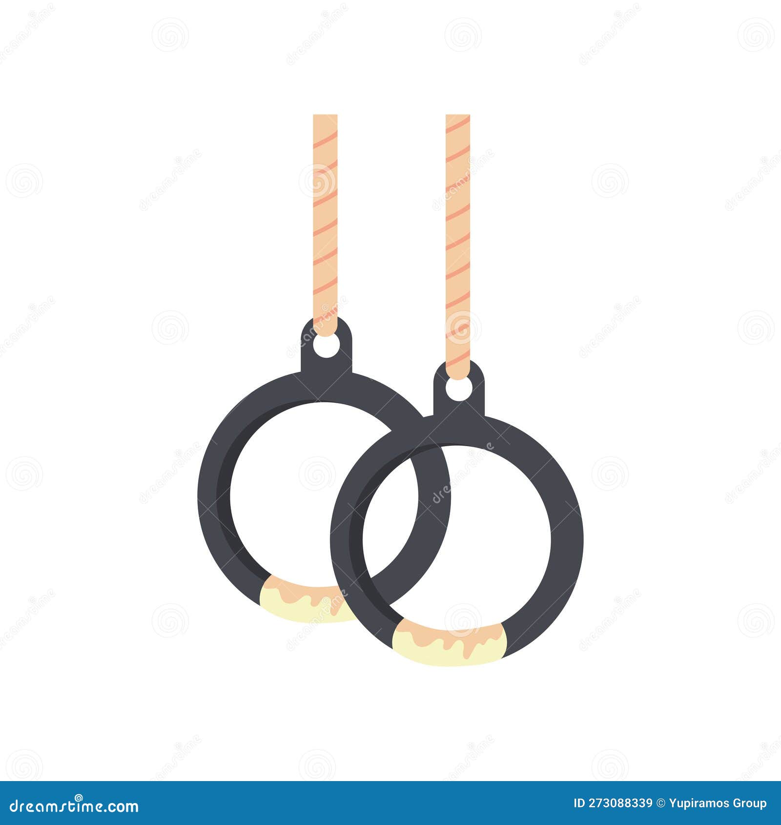 Gymnast At The Rings Cartoon Vector | CartoonDealer.com #5751341