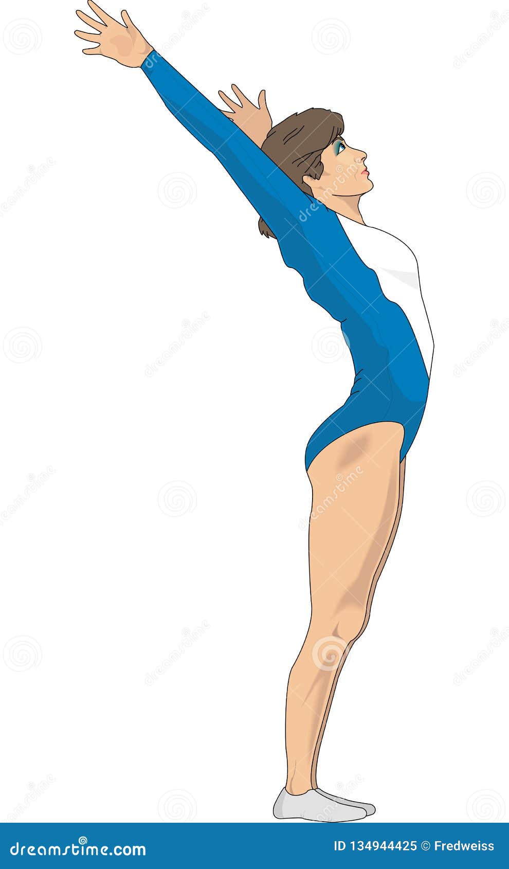 Gymnast Vector Illustration Stock Vector - Illustration of gymnast ...