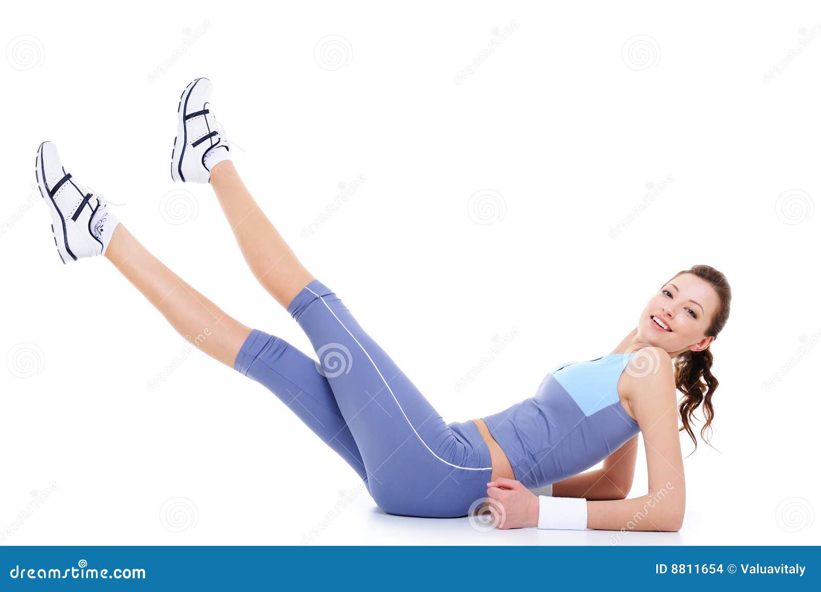 Gymnastic exercises stock photo. Image of adult, female - 8811654