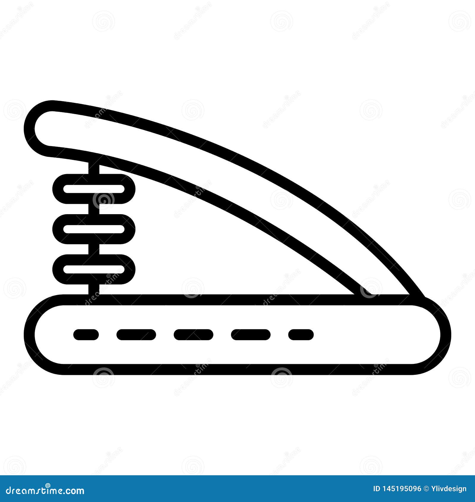 Gymnastic Springboard Isolated On White Background. 3d Render Stock ...