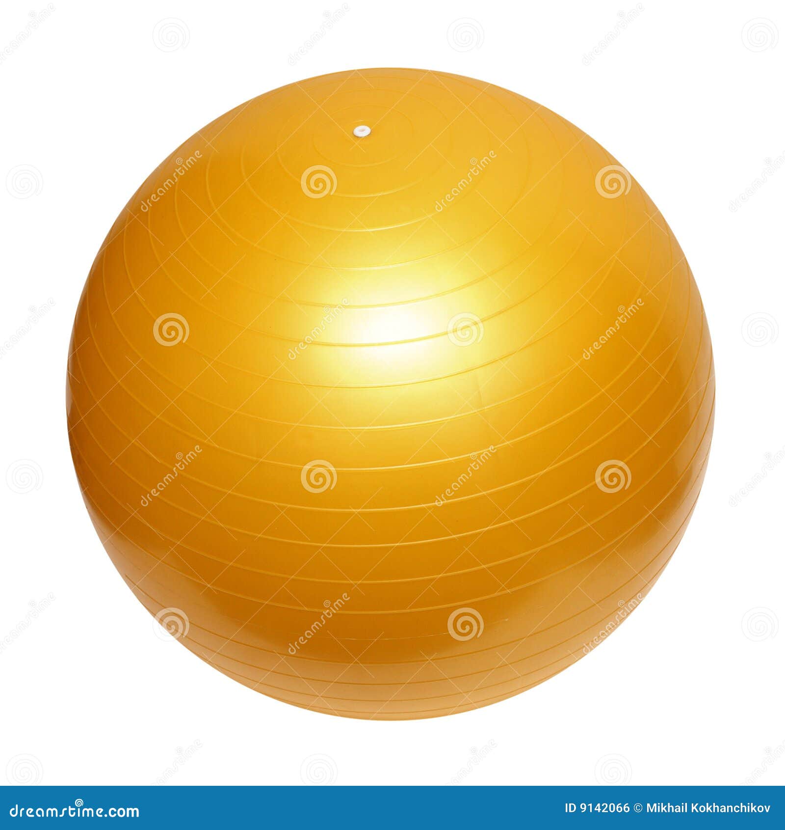 Gymnastic yellow ball stock photo. Image of sphere, lifestyles - 9142066