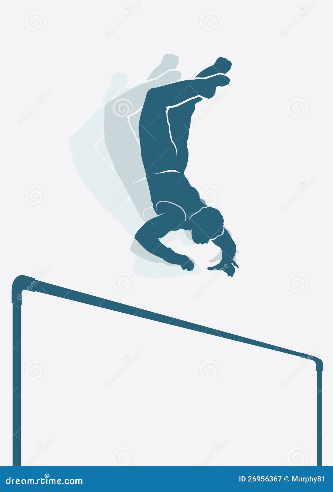 Gymnastics background stock vector. Illustration of strength - 26956367