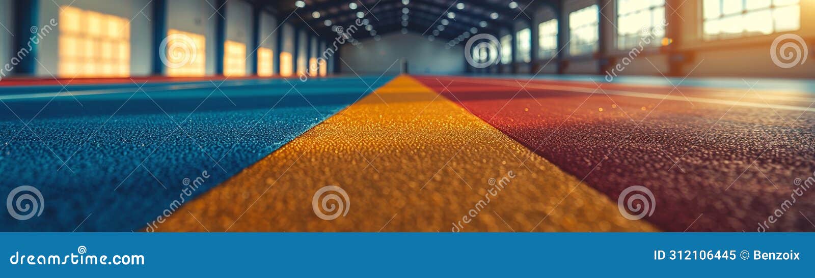 Gymnastics Floor Mat during a Routine Stock Image - Image of event ...