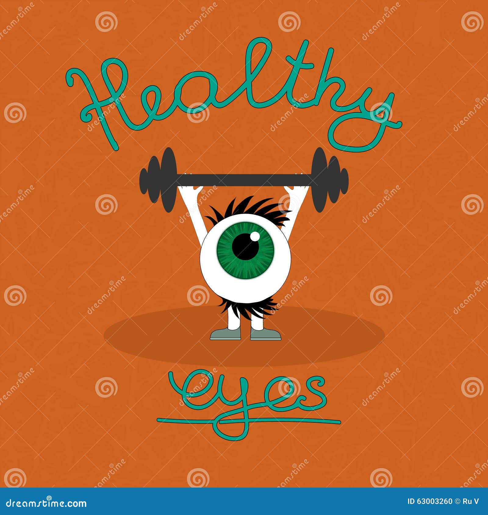 Gymnastics for the Healthy Eyes. Stock Vector - Illustration of ...