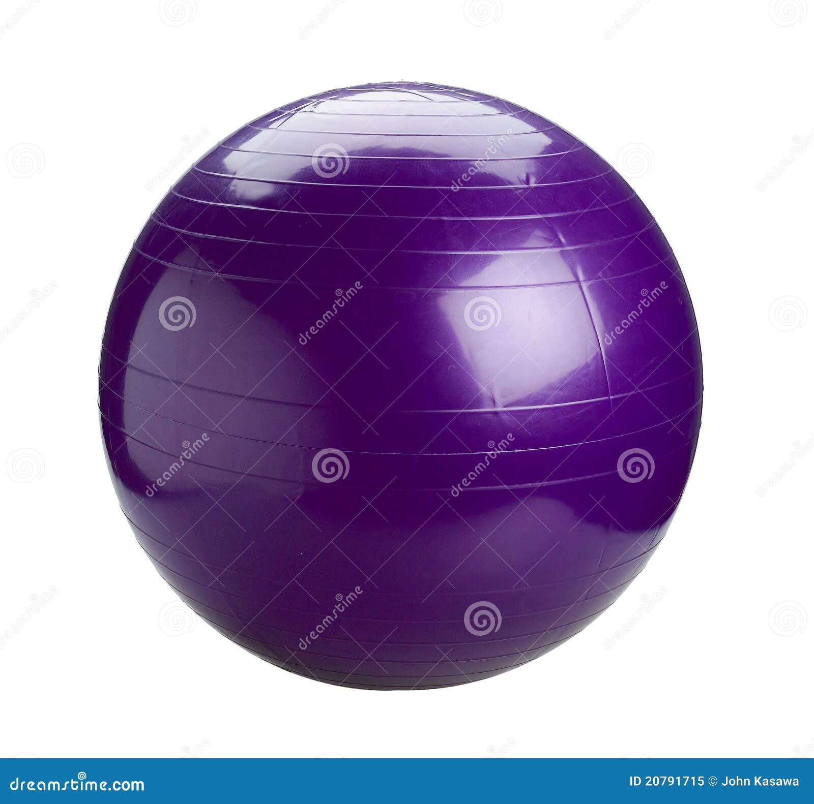 Gyms ball in violet color stock image. Image of training - 20791715
