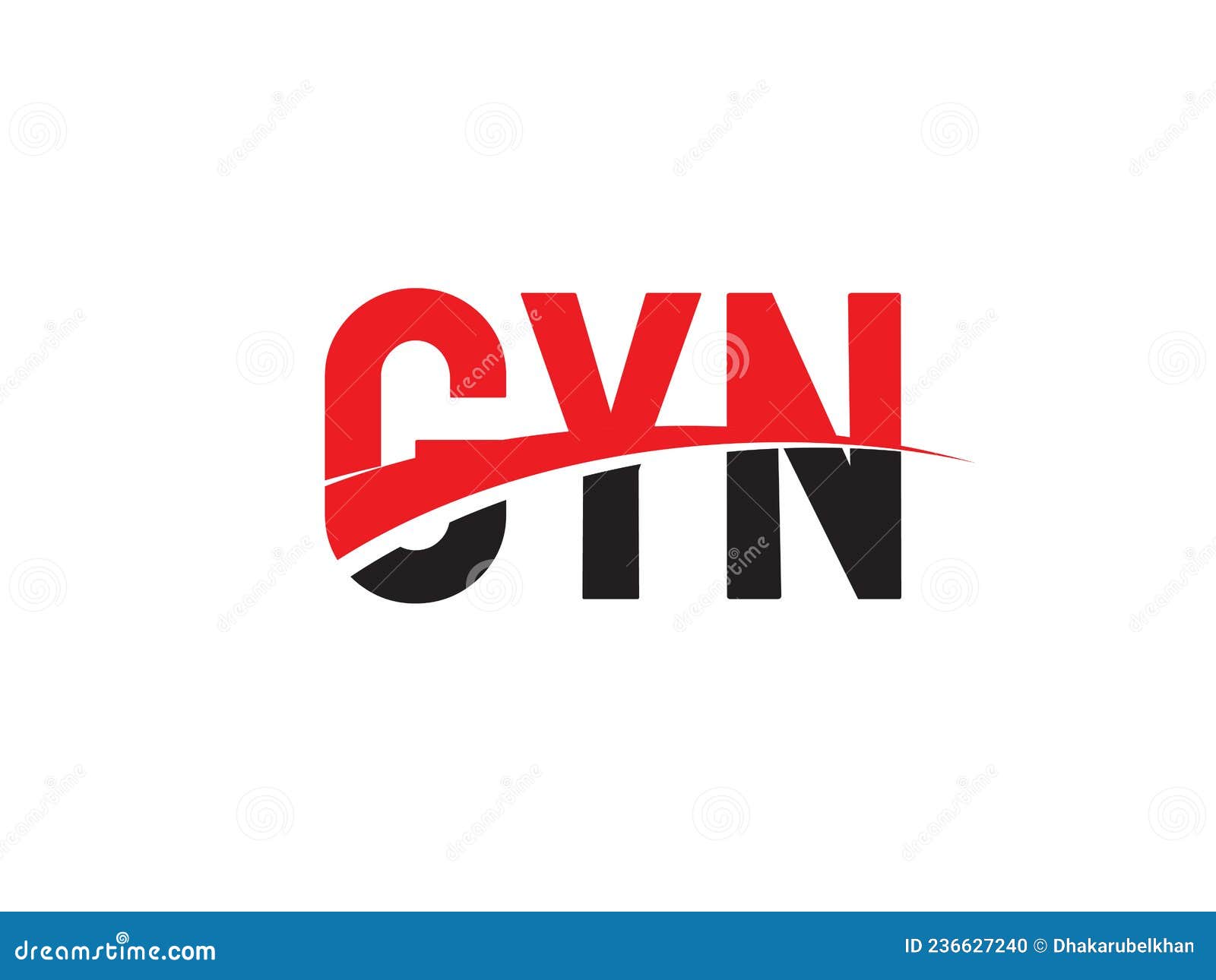 GYN Letter Initial Logo Design Vector Illustration Stock Vector ...