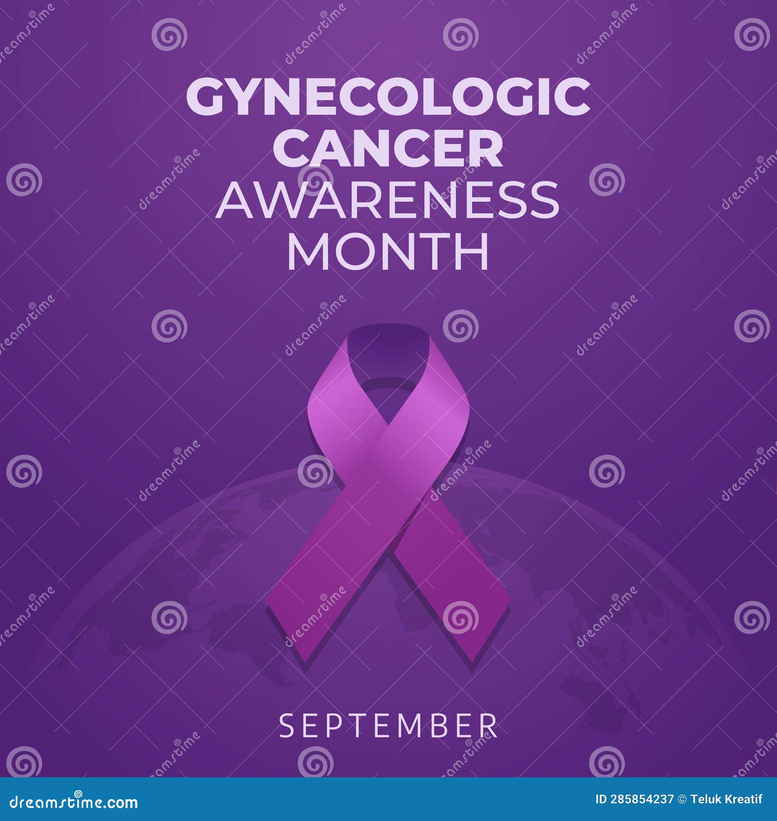 Gynecologic Cancer Awareness Month Design Template Good For Celebration
