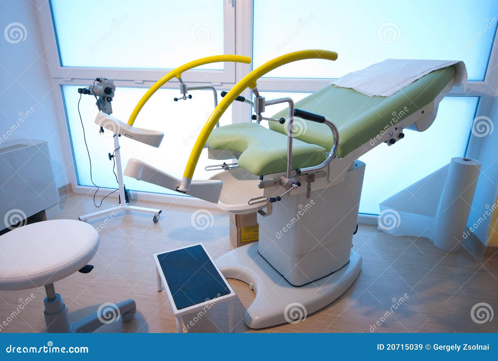 Gynecological bed II. stock image. Image of clean, hospital - 20715039