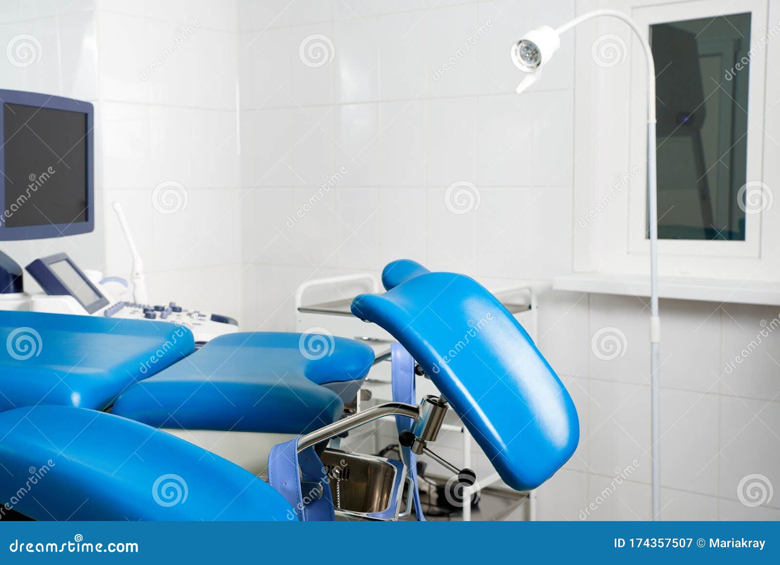 Gynecological Room with Chair and Equipment Stock Image - Image of ...