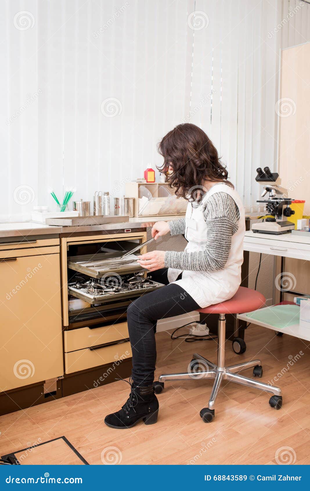 Gynecologist working stock image. Image of gynecologist - 68843589
