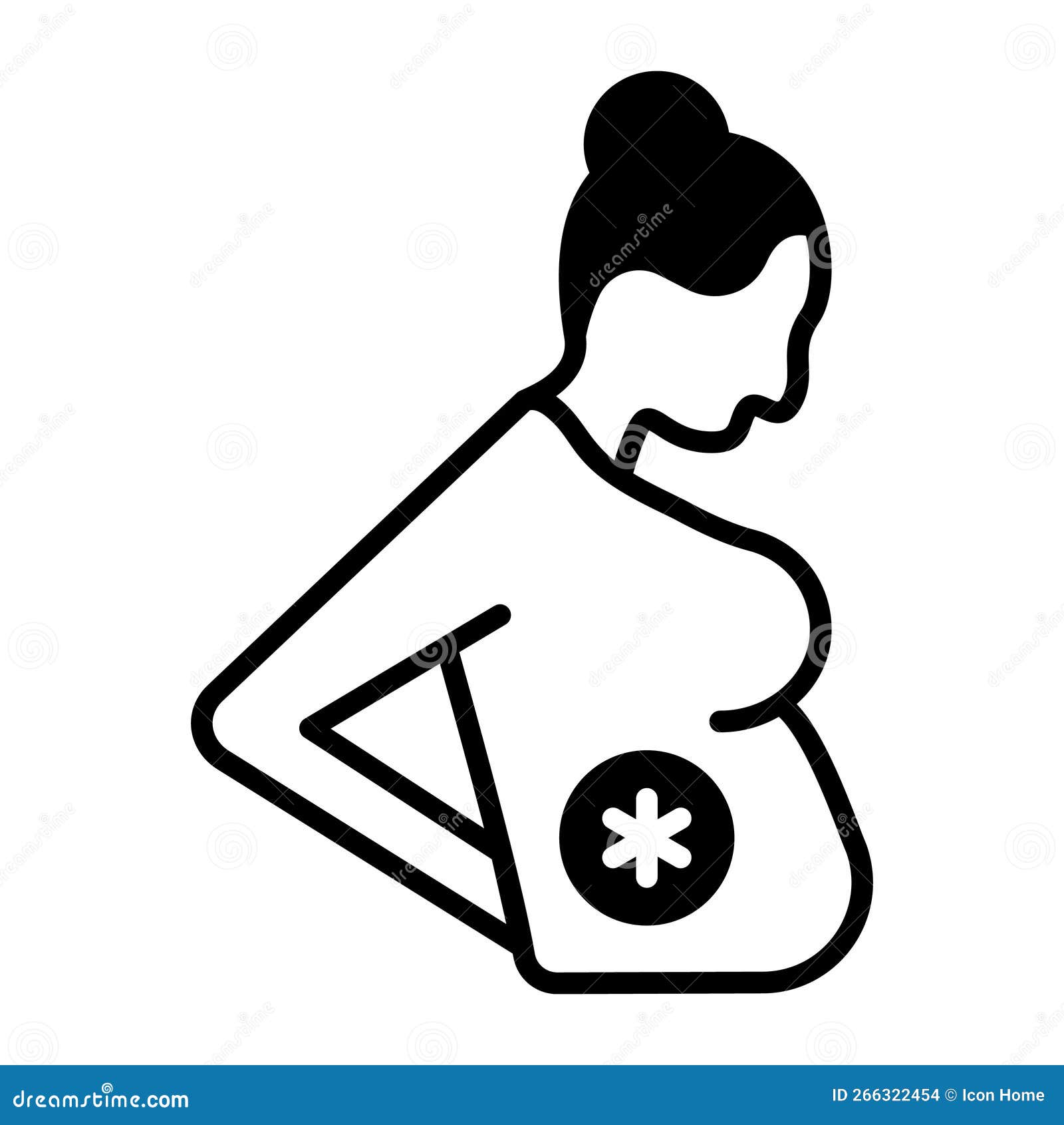 Gynecology Icon in Modern Style , Editable Vector Stock Vector ...