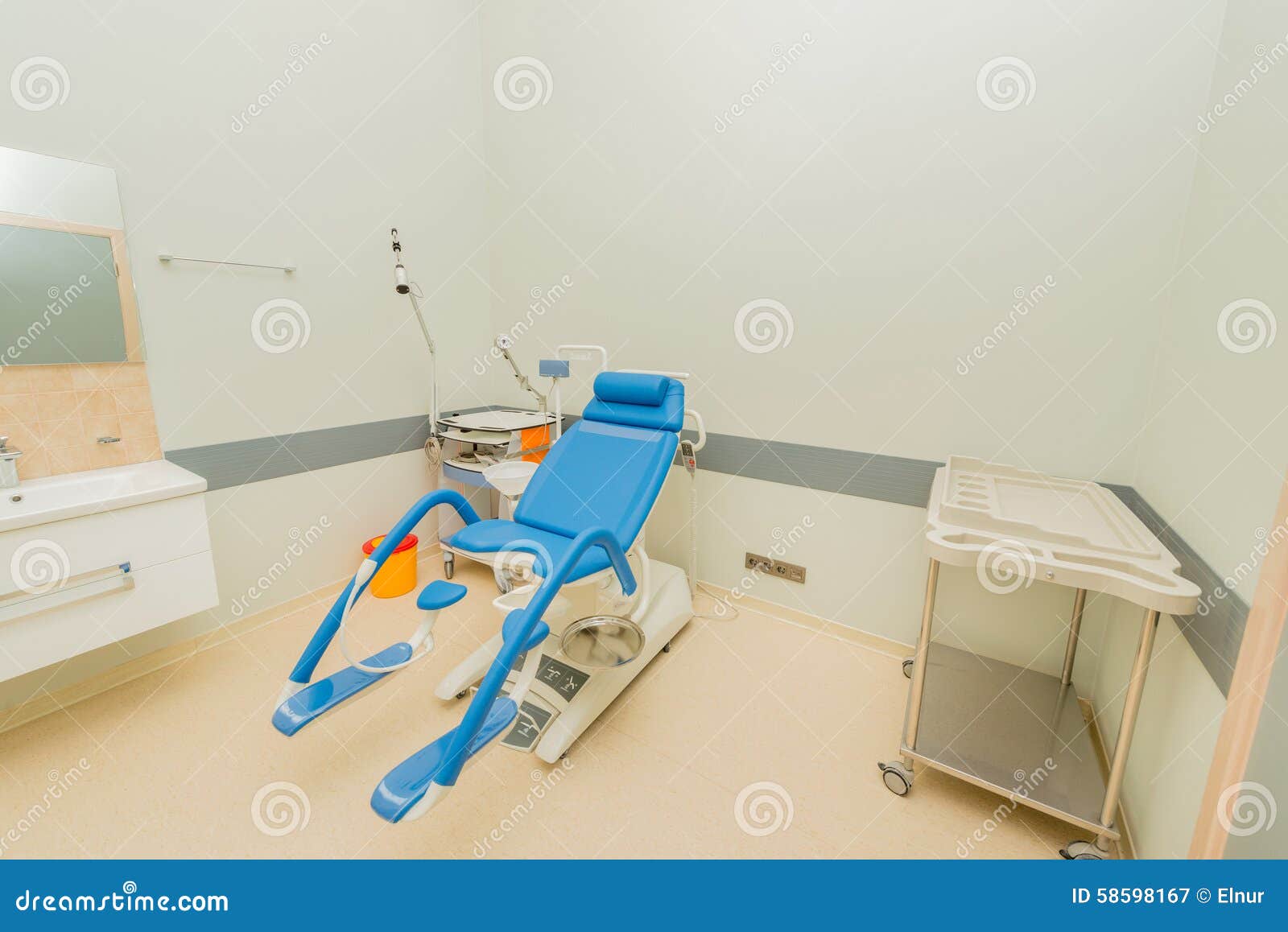 Gynecology Room in the Hospital Stock Image - Image of furniture ...