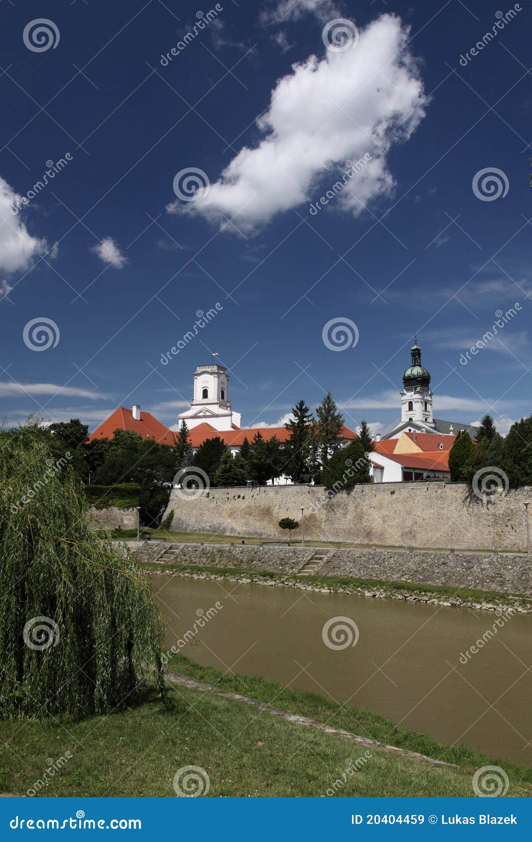 Gyor scenery stock image. Image of nature, raba, park - 20404459