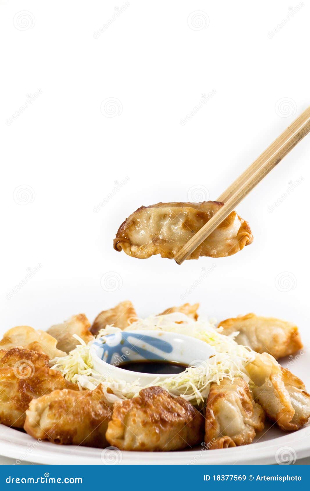 Gyoza stock image. Image of dough, meal, dumpling, bamboo - 18377569
