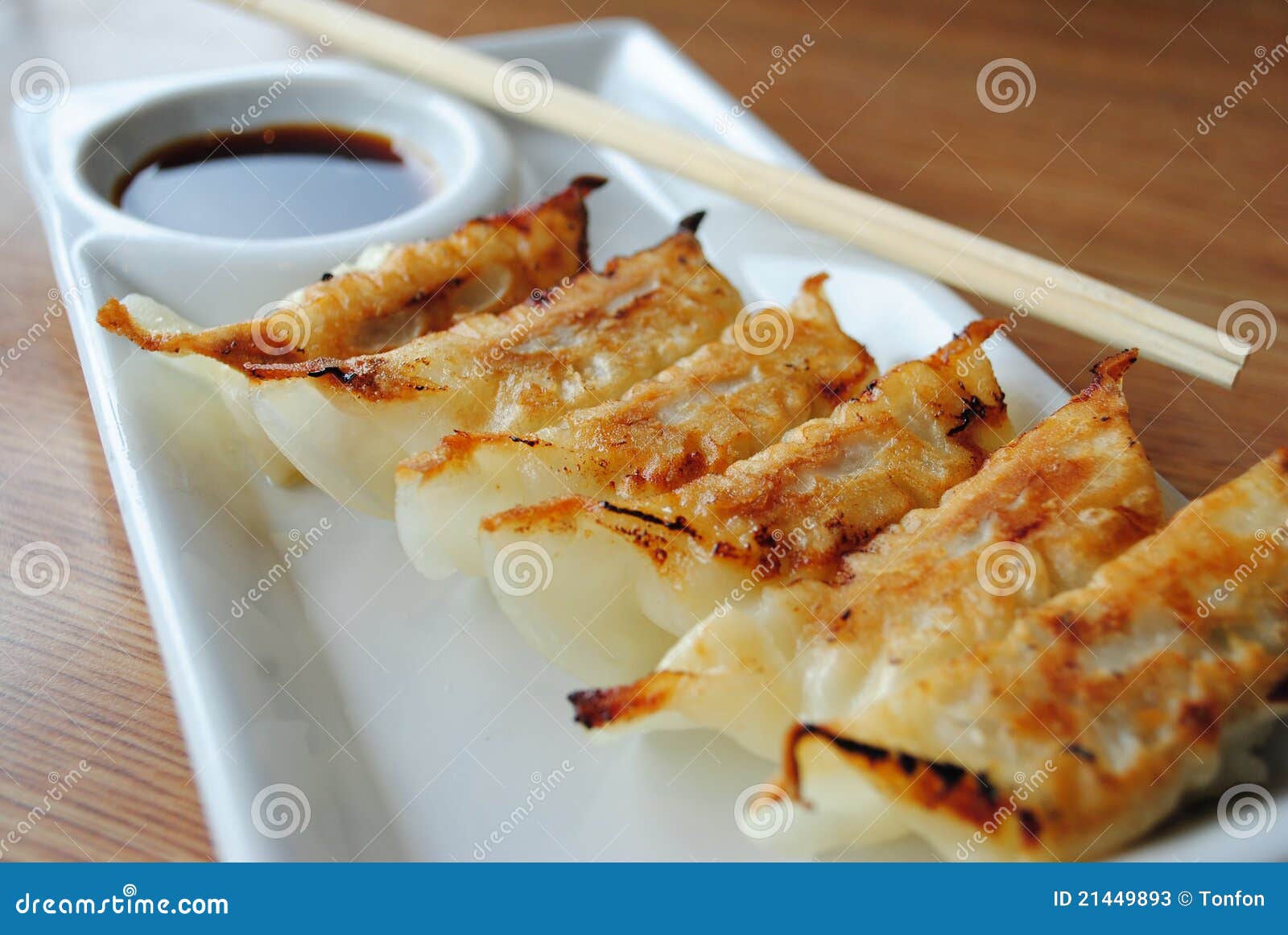 Gyoza stock image. Image of diet, japanese, dish, recipe - 21449893