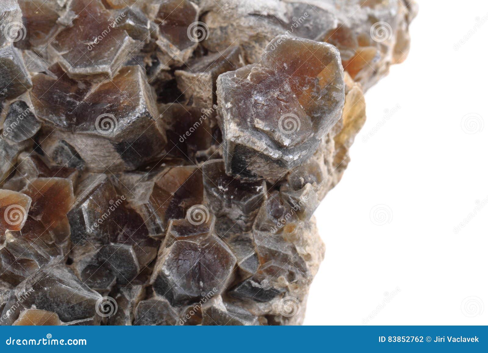 Gypsum mineral isolated stock photo. Image of texture - 83852762