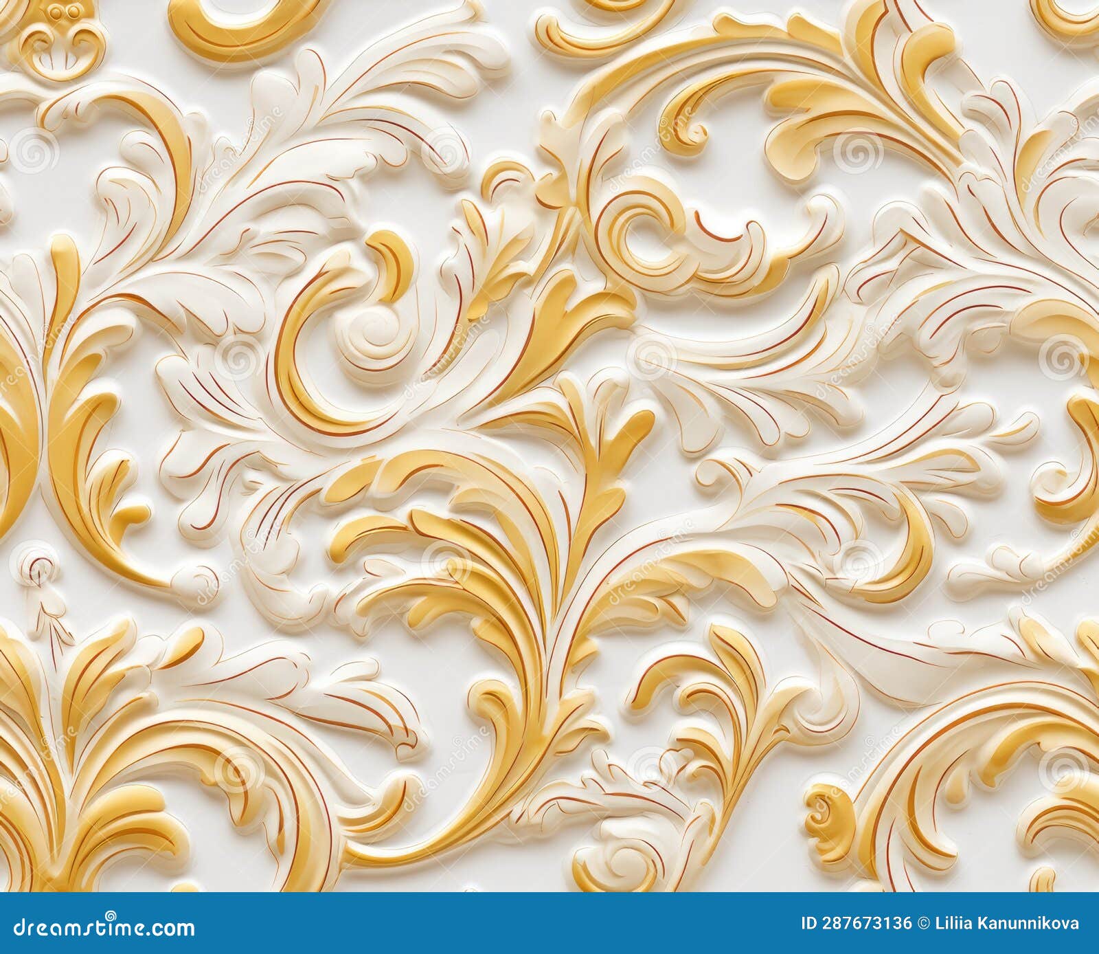 Gypsum Patterns of White Flowers, Gypsum Background Floral Pattern ...